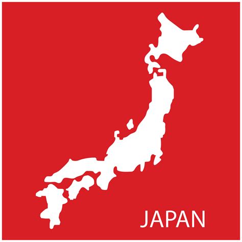 Japan Map Icon 21959494 Vector Art At Vecteezy