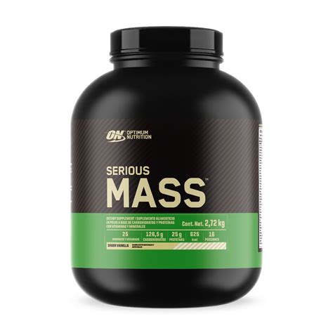 Serious Mass Prote Na Optimum Nutrition Vainilla Libras