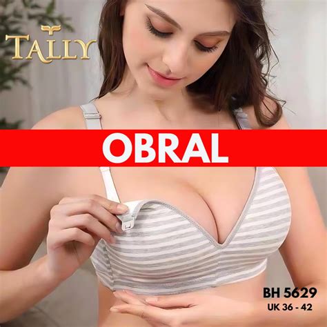 Jual TALLY BH 5629 Bra Wanita Menyusui ADA NODA Tanpa Kawat Busa Tipis
