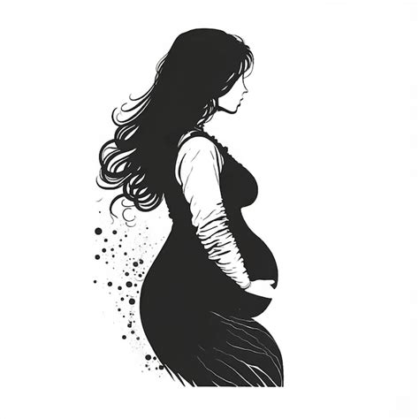 Mulher grávida futura mãe de pé abraçando barriga braços