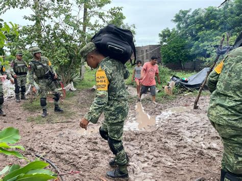 Evacuan a familias afectadas de las sindicaturas de Eldorado y Quilá