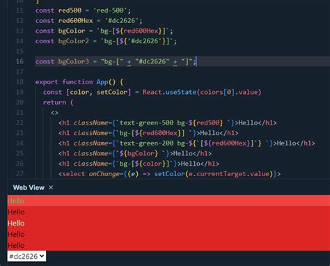 why concatenated string classnames don t work · tailwindlabs tailwindcss · discussion 11631