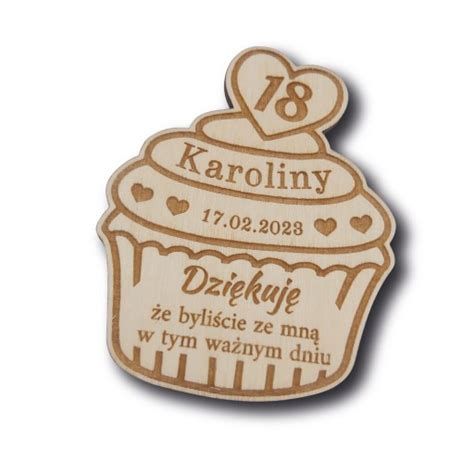 MAGNES podziękowanie dla gości 18 20 30 urodziny 13320227093 Allegro pl