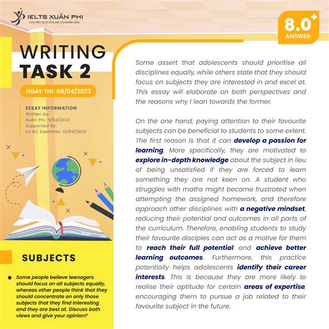 Cách học Writing Task 2 từ bài mẫu có thể bạn chưa biết IELTS Xuân Phi