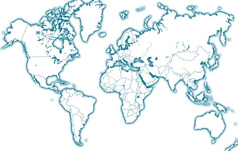 Carte Du Monde Vierge Decorative 30001901 Carte Monde Vierge