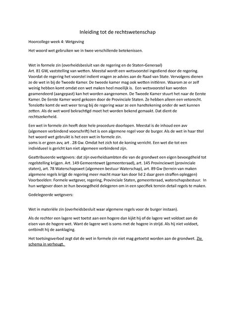 Hoorcollege 4 21 Inleiding Tot De Rechtswetenschap Hoorcollege Week 4