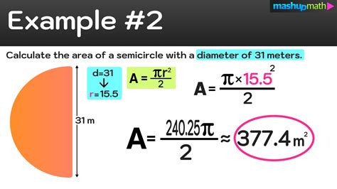 How To Find The Area Of A Semicircle In 3 Easy Steps Mashup Math