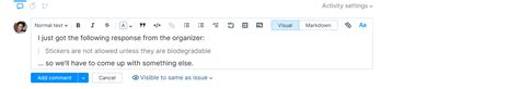 Rich Text Editor YouTrack Server Documentation