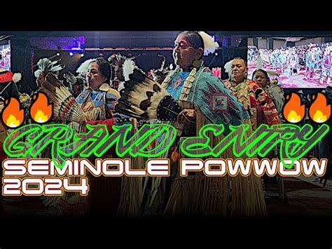 GRAND ENTRY L Sat Seminole Tribal Fair Powwow 2024 YouTube