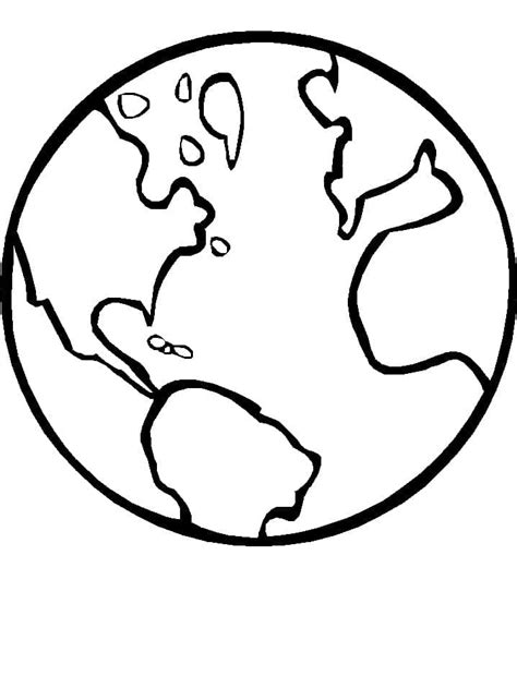 Desenhos De Planeta Terra 16 Para Colorir E Imprimir ColorirOnline