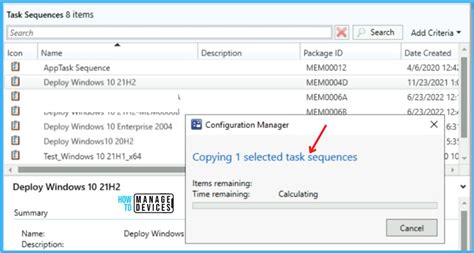 Easy Steps To Copy Sccm Task Sequence For Deployment Htmd Blog
