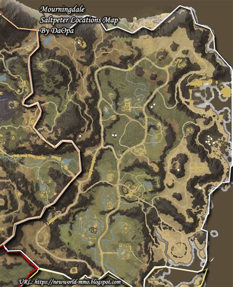 New World Mourningdale Saltpeter Map