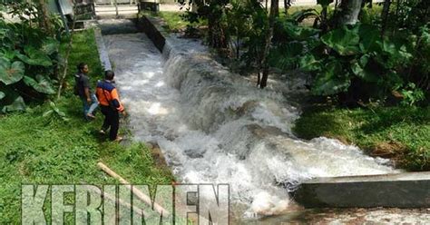 Saluran Irigasi Waduk Sempor Jebol Ribuan Hektare Terancam Kebumen