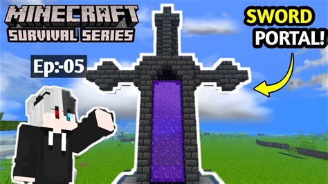 Minecraft Nether Sword Portal Minecraftpe Minecraft YouTube