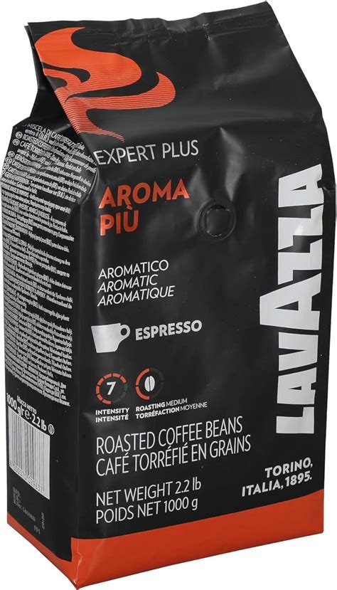 Lavazza Aroma Piu Expert Plus Espresso Coffee Beans Kg Pack Of