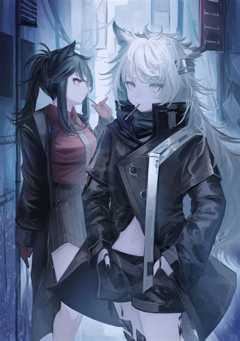 Texas Lappland And Texas Arknights Drawn By Hemorina Danbooru