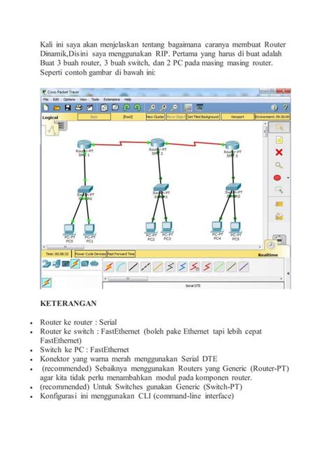 Konfigurasi Routing Dinamik Dengan Packet Tracer PDF
