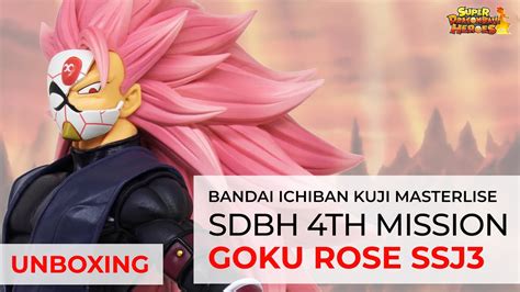 Unboxing Review Super Dragon Ball Heroes Goku Black Masked Ssj3 Rose