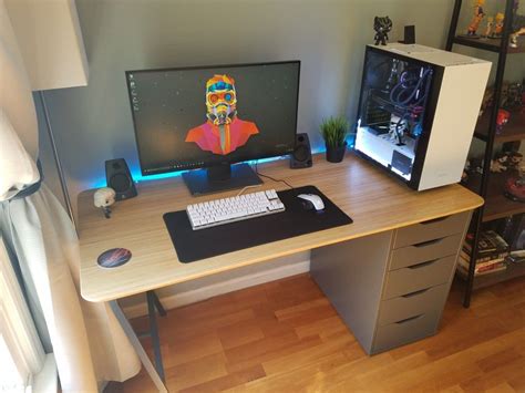 gaming setup computer desk setup gaming room setup home office setup