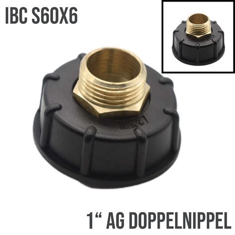 IBC Container Adapter Zubehör Kappe Deckel Tülle Auslauf Wasser Hahn