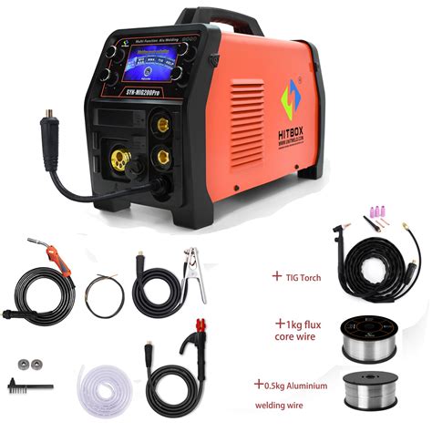 HITBOX Semi Automatic Welding Machine Mig 4 In 1 Inverter Aluminium Mig