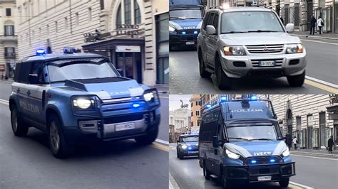 PNEUMATICA LAND ROVER DEFENDER 110 PAJERO REPARTO MOBILE POLIZIA DI