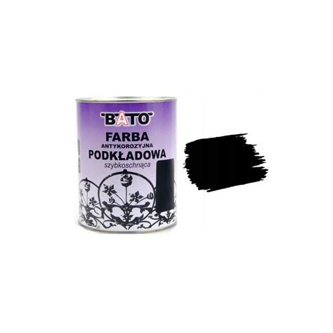 FARBA PODKŁADOWA ANTYKOROZYJNA BATO 1l CZARNY agromat sklep pl