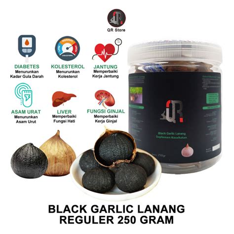 JUMBO QR BLACK GARLIC BAWANG HITAM TUNGGAL LANANG 250GR Lazada Indonesia