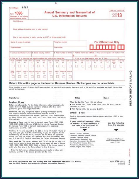 Printable Blank 1099 Nec Forms