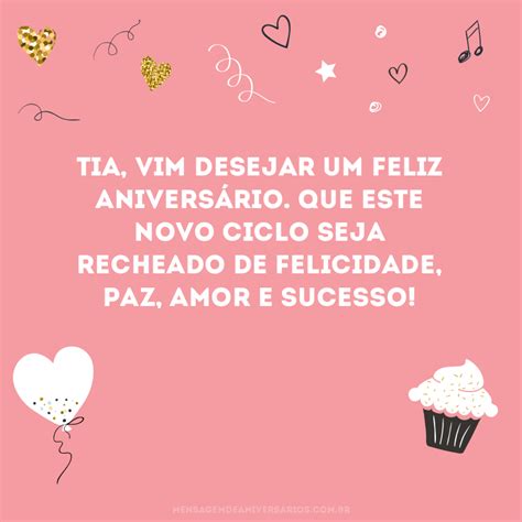 Mensagens E Frases De Aniversario Para Tia Para Facebook E WhatsApp
