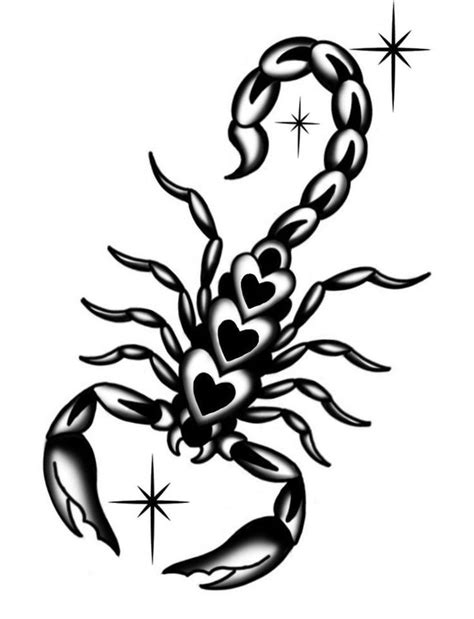 Scorpion Tattoo Idea Black Ink Tattoos Traditional Tattoo