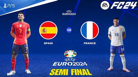 Spain Vs France Semi Final Full Match UEFA EURO 2024 YouTube