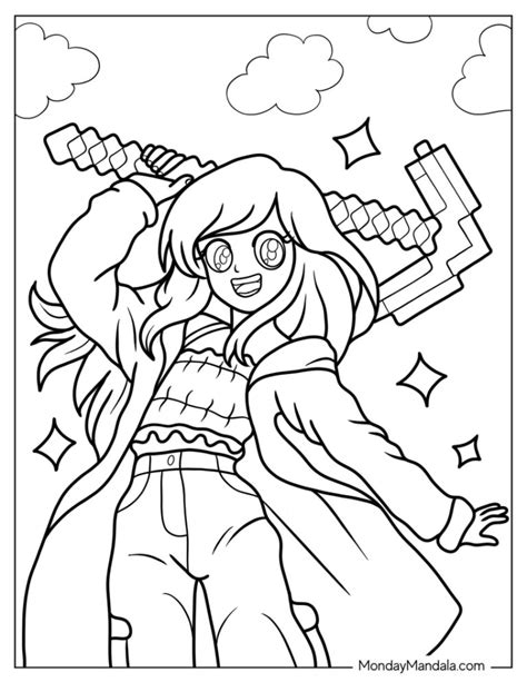 Aphmau Coloring Pages Free Pdf Printables