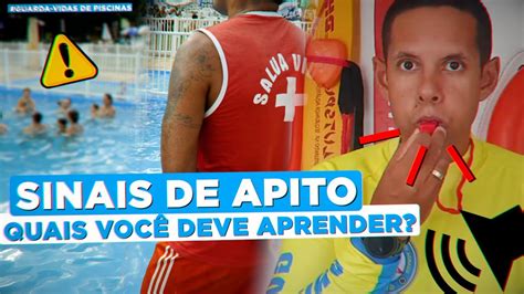 Quais Os SINAIS DE APITO Que O GUARDA VIDAS De Piscinas Deve Saber
