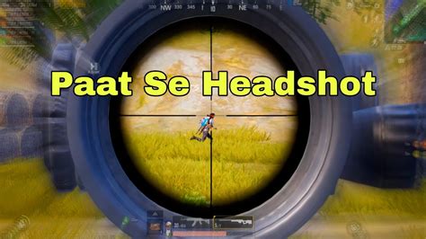 Paat Se Headshot OP AWM Kills Running AWM Shot Pubg Mobile YouTube