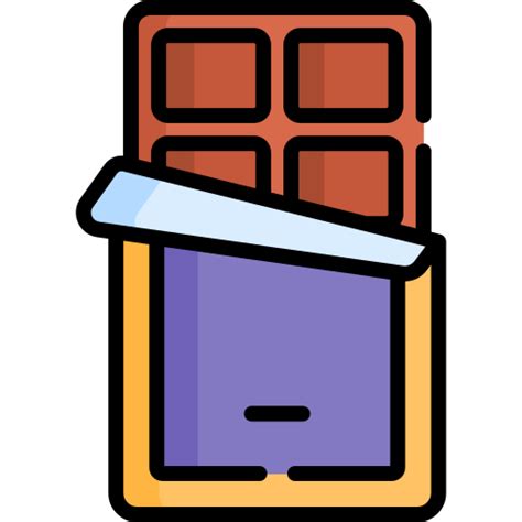 Icono De Barra De Chocolate Special Lineal Color