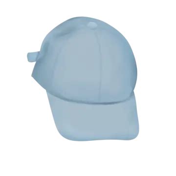 Blue Hat Hand Drawn Cartoon Illustration Hat Blue Blue Hat PNG