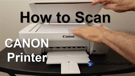 How To Scan From Printer To Computer CANON PIXMA MG2522 Printer