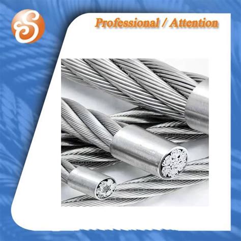 6X19s Hot Dipped Galvanized Steel Wire Rope 6X7 FC H D G And Steel
