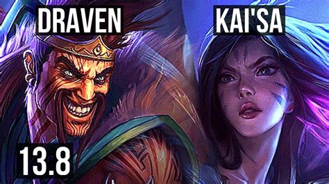 DRAVEN Thresh Vs KAI SA Xerath ADC 3 2M Mastery 6 0 0