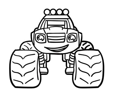 Desenhos Do Blaze E As Monster Machines Para Colorir Explore O Mundo