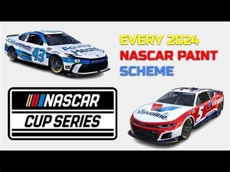 All Nascar Cup Series Paint Schemes As Of Youtube