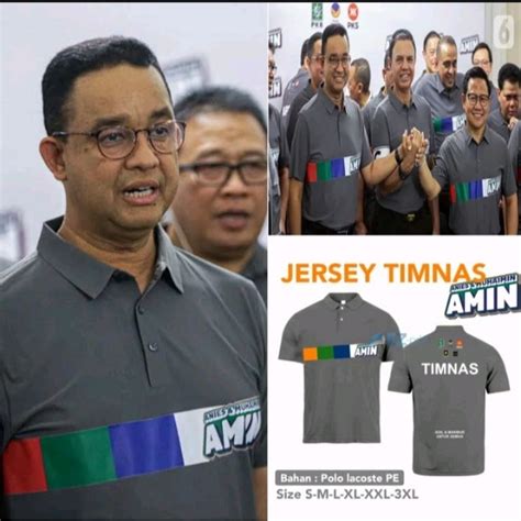 Jual POLO SHIRT ANIES BAJU KERAH TIMNAS TIMNAS AMIN ANIES BASWEDAN