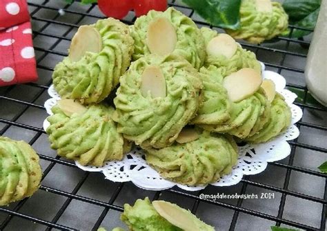 Resep Sagu Keju Pandan Almond Oleh Md Sinta Cookpad