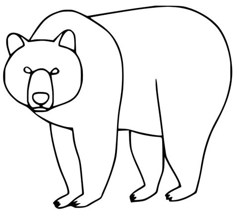 Coloriage Ours Gratuit télécharger et imprimer gratuit sur