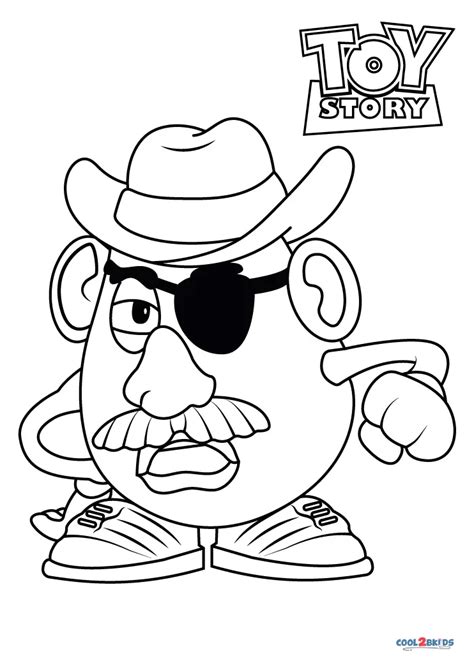 Best Mr Potato Head Coloring Page In Toy Story Coloring Pages