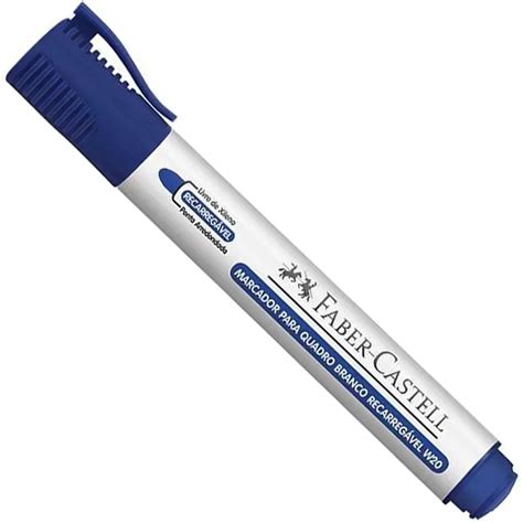 Marcador Para Quadro Branco Recarregável W20 Faber Castell Lupel