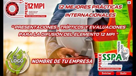 Curso de las 12 Mejores Prácticas Internacionales Pemex SSPA YouTube