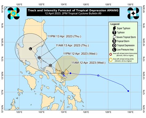 Pagasa 11 Provinces Now Under Signal No 1 As TD Amang Crosses