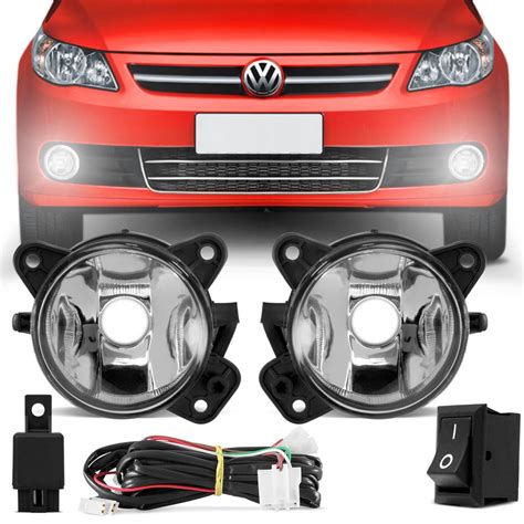 Kit Farol Milha Saveiro G5 2010 2011 2012 2013 Auxiliar Neblina Submarino